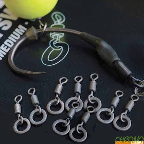 Korda micro rig ring swivel medium x 10 – Chrono Carp