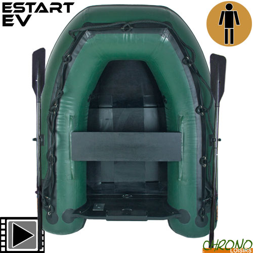 Carp design estart 160 ev army green slat floor boat – Chrono Carp